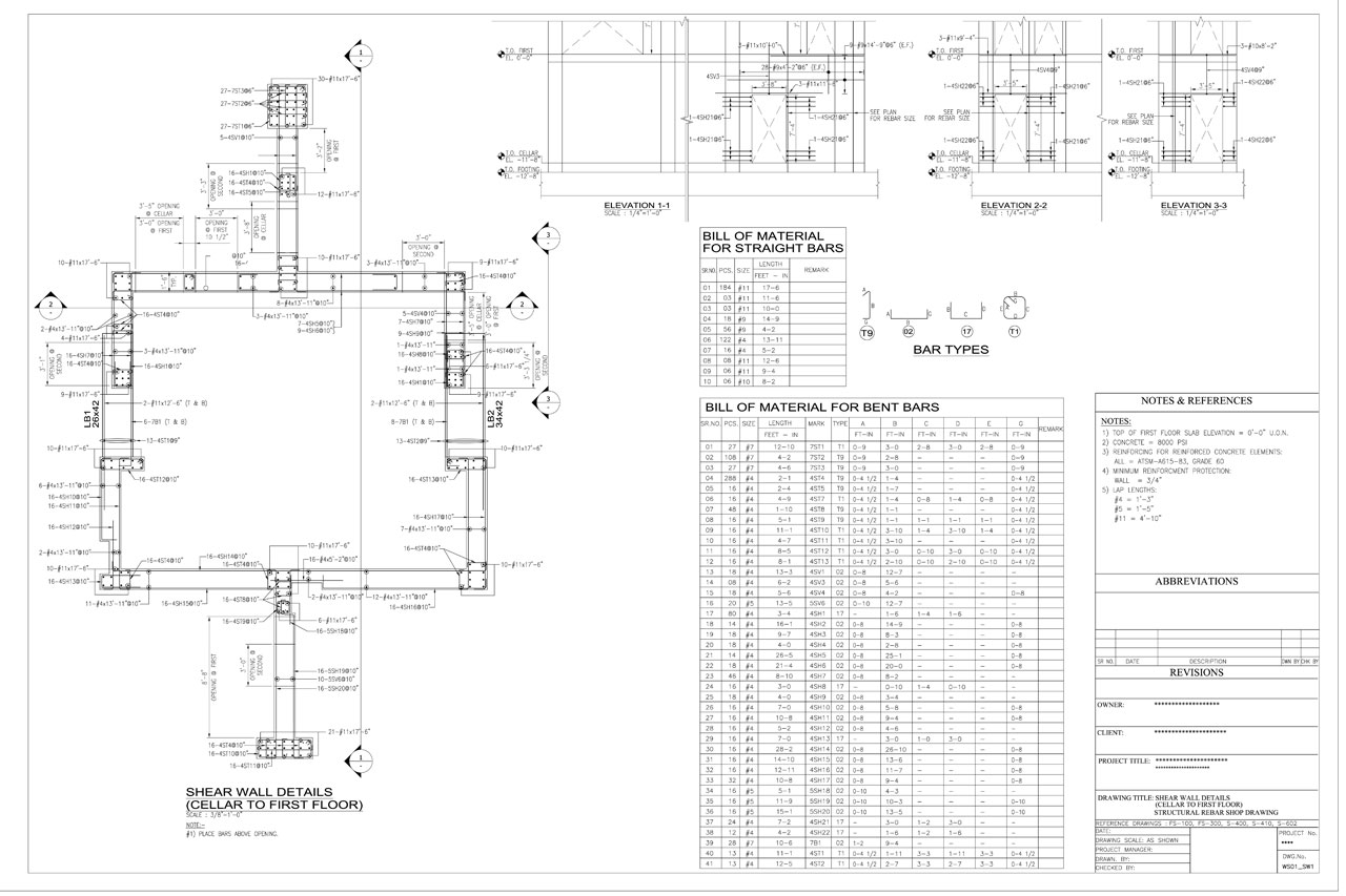 Rebar Sample-8 - Shop Drawing Engineer