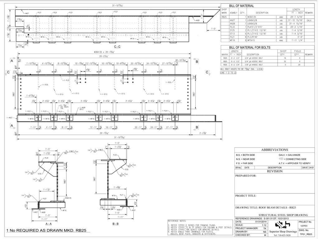 Steel Detailing Services from New York U.S. Based Firm